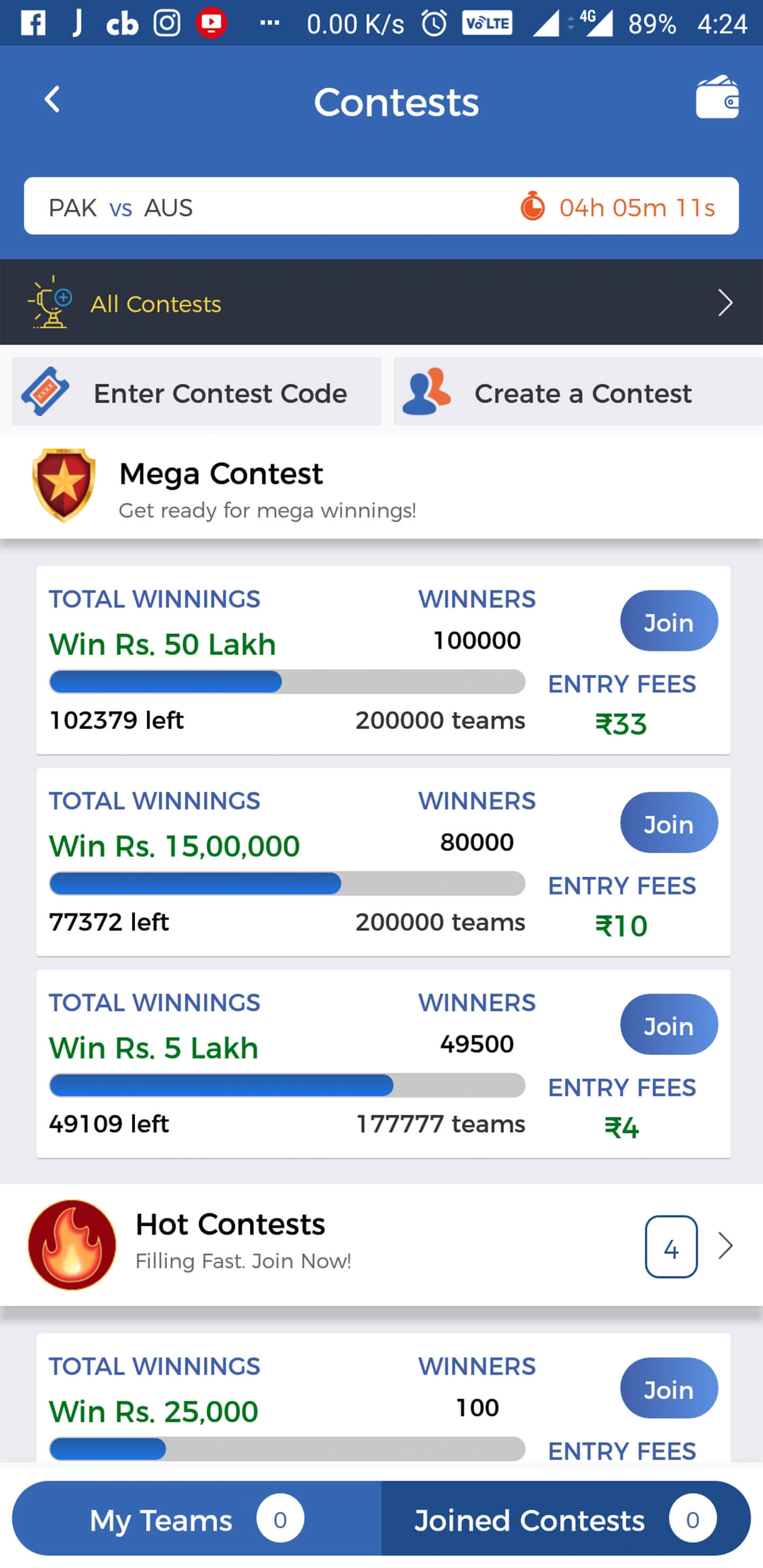 MyTeam11 APK 4.1.70 Download - Android Fantasy Cricket App
