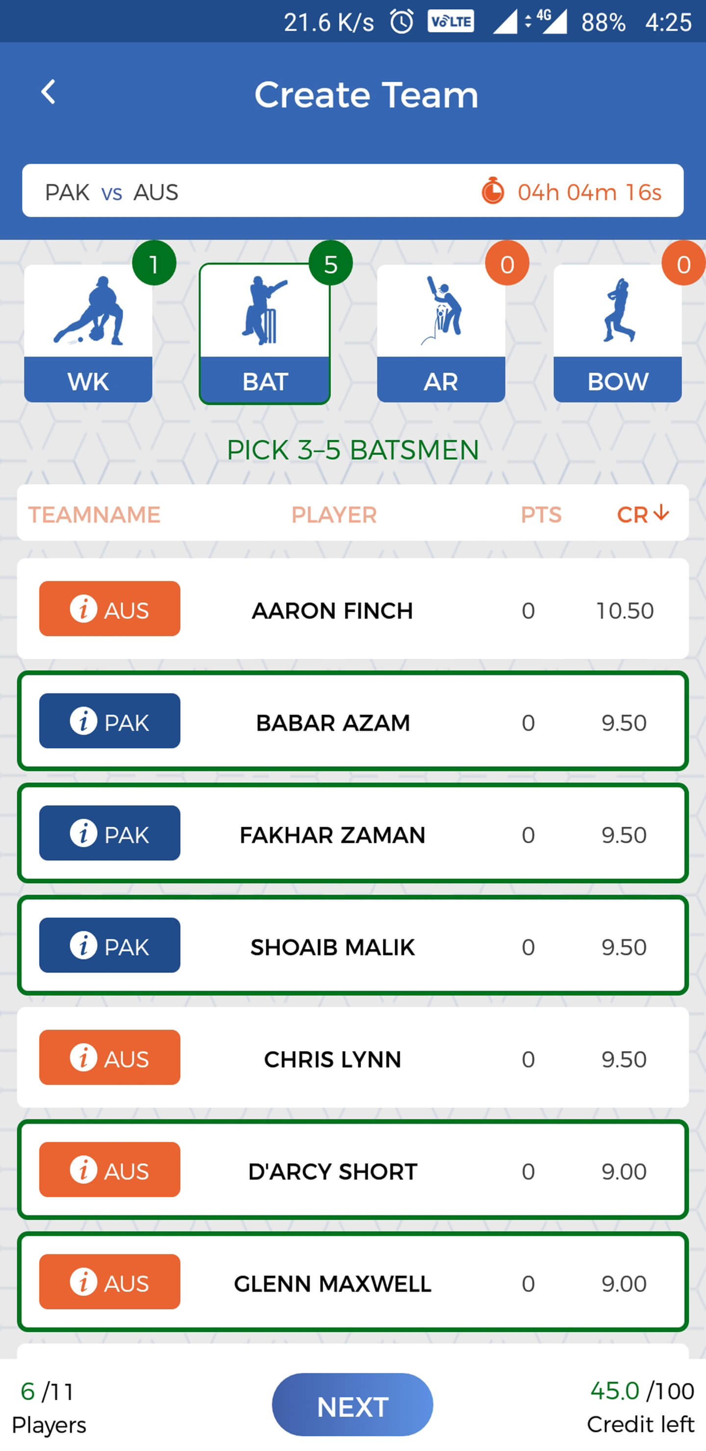 MyTeam11 APK 4.1.70 Download - Android Fantasy Cricket App