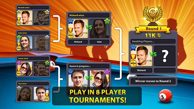 8 Ball Pool MOD APK v5.11.1 (Long Lines) untuk Android