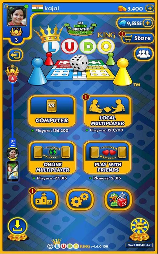 Ludo King MOD APK 7.2.0.224 (Easy Winning) for Android