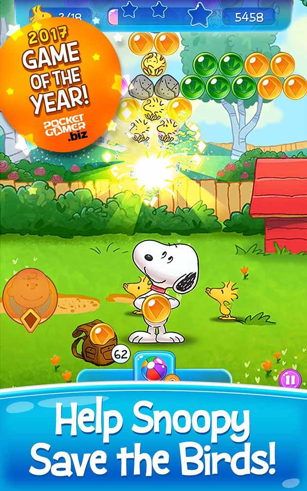 Snoopy POP MOD APK 1.78.000 (Unlimited Life) untuk Android