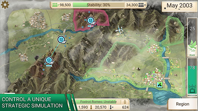 Rebel Inc MOD APK 1.13.5 (Unlocked) for Android