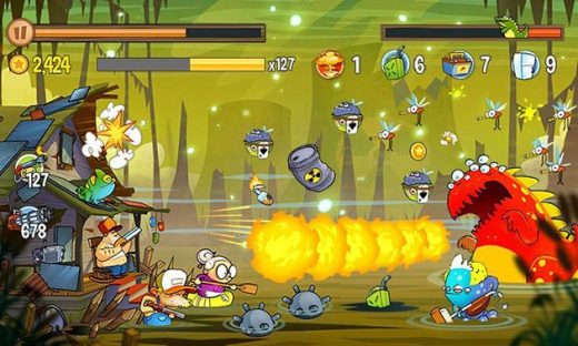 Swamp Attack MOD APK 4.1.4.291 (Unlimited Money/Energy) for Android