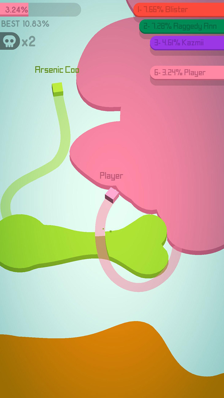 Paper.io 2 MOD APK v3.3.1 (Unlock all Skins) for Android