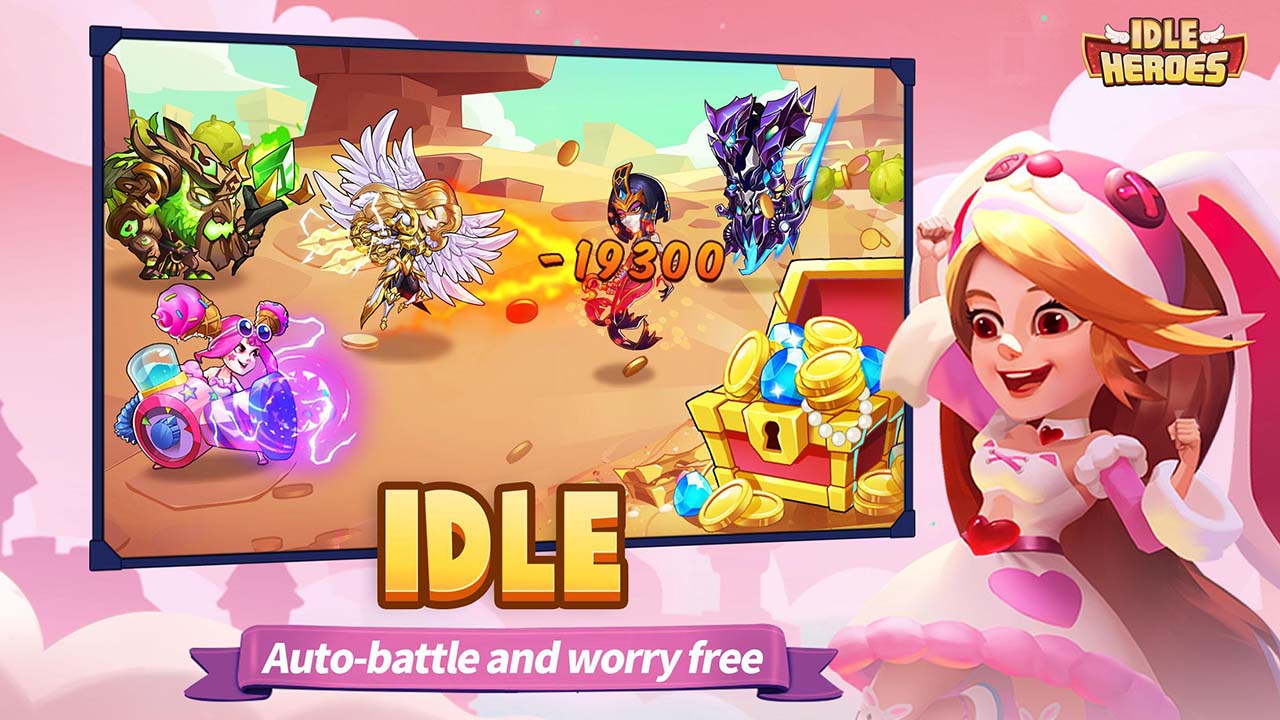 Idle Heroes MOD APK 1.29.0 (VIP 13) for Android