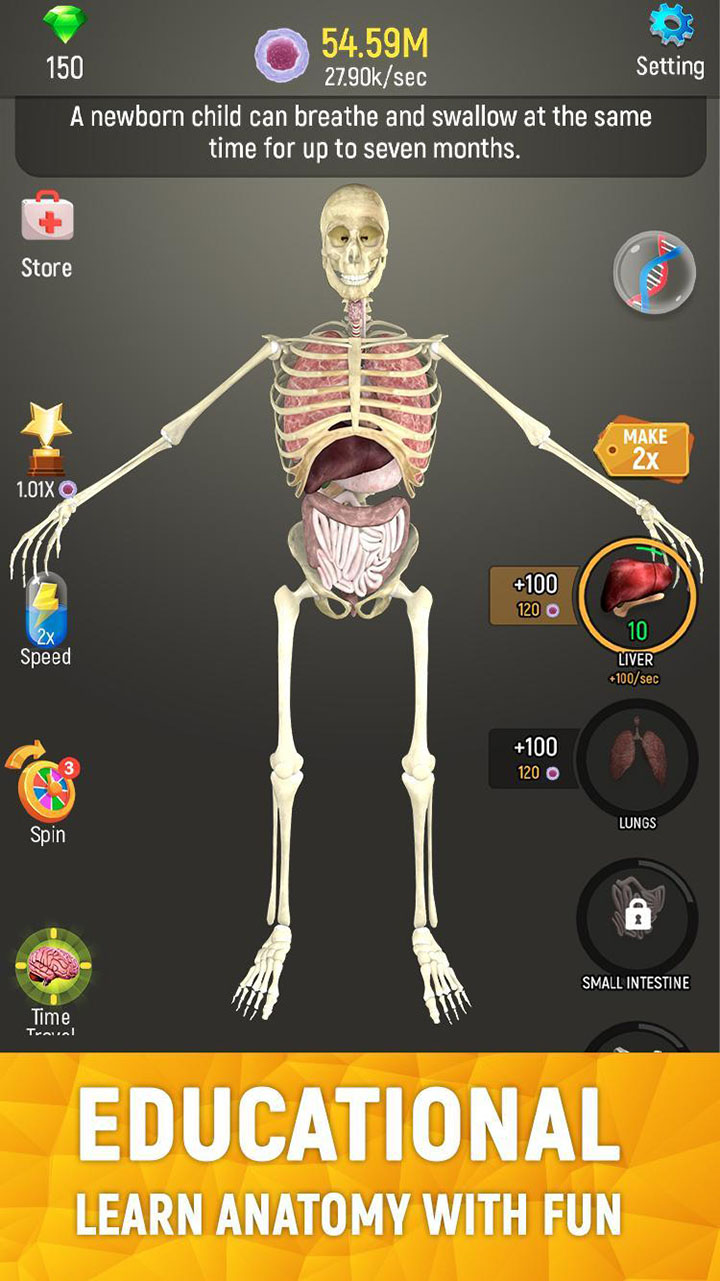 Idle Human MOD APK 1.13 (Unlimited Crystal) for Android