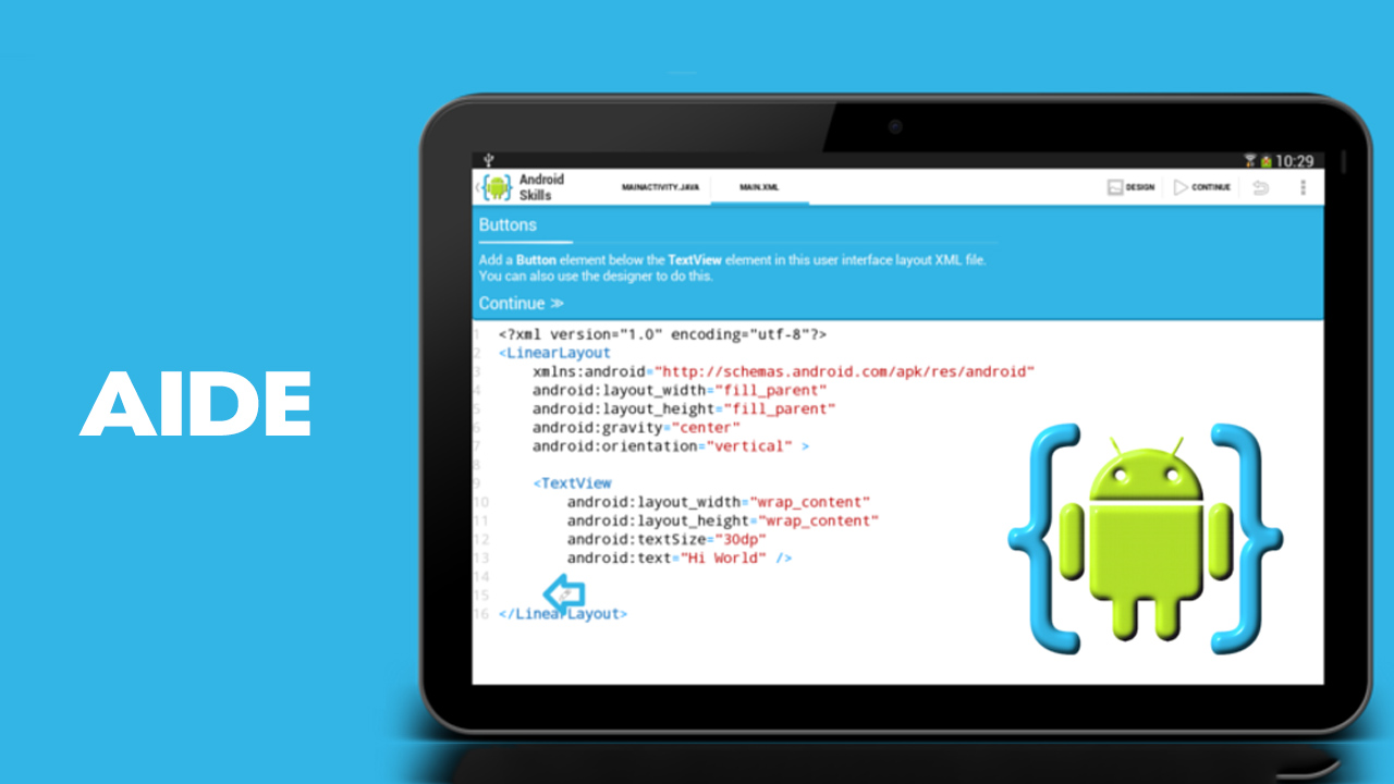 AIDE - IDE for Android Java C++ MOD APK 3.2.210316 Download (Premium ...