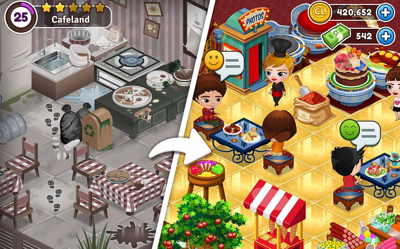 Cafeland MOD APK 2.2.39 (Unlimited Money) for Android
