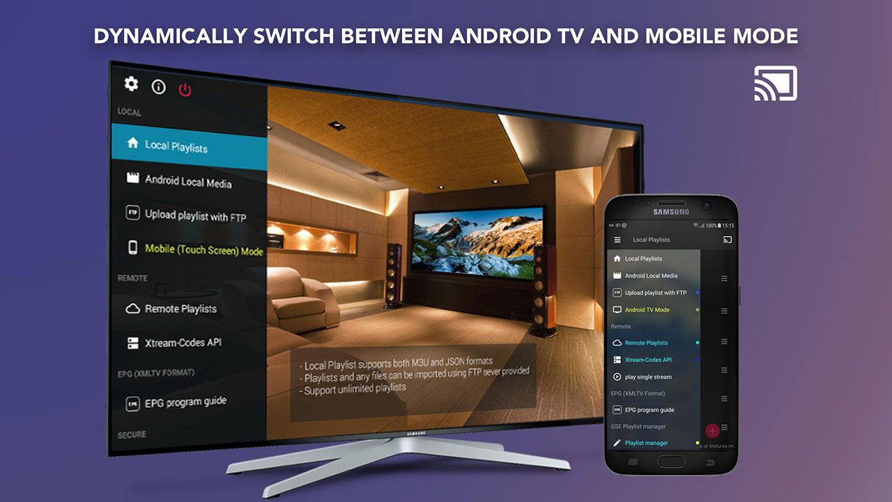 GSE SMART IPTV MOD APK 7.4 Download (Unlocked) free for Android