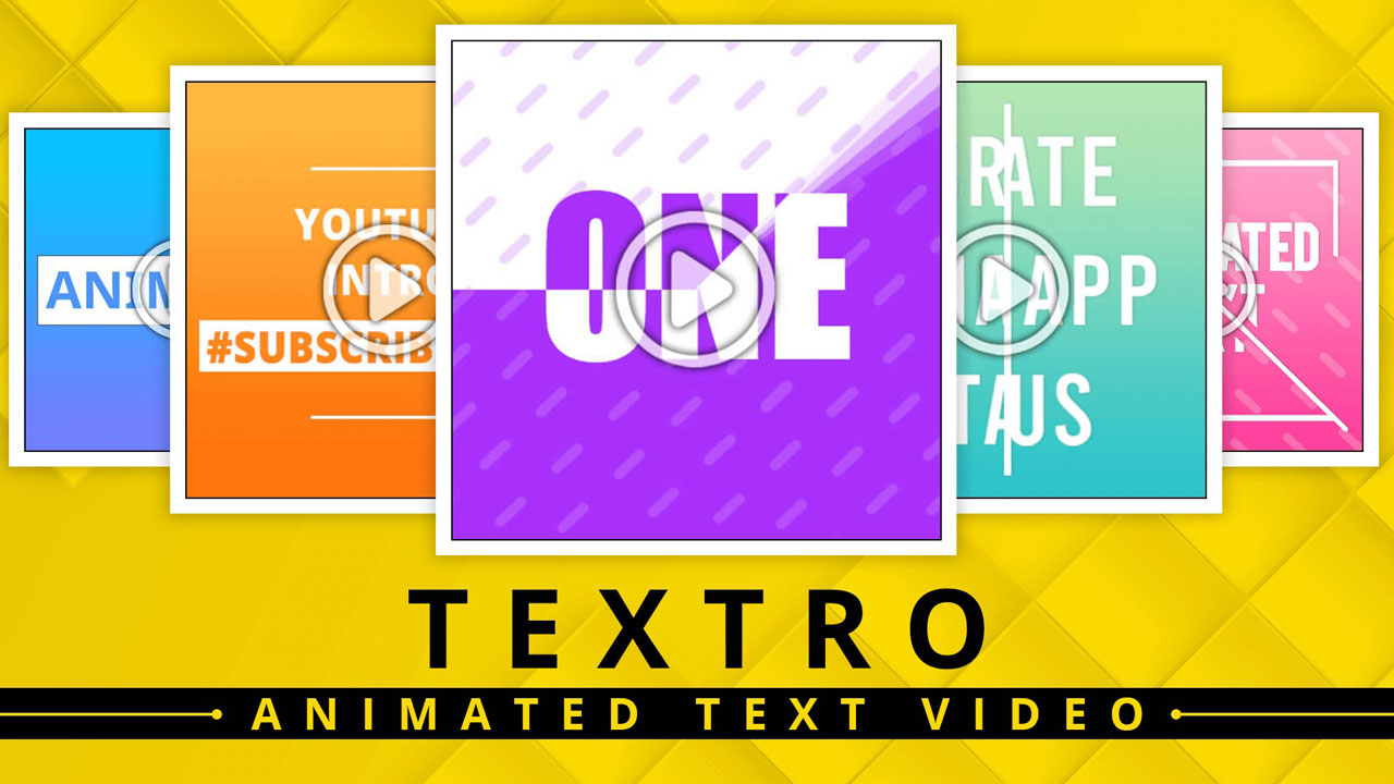Textro: Animated Text Video MOD APK 1.5 (Unlocked) free for Android