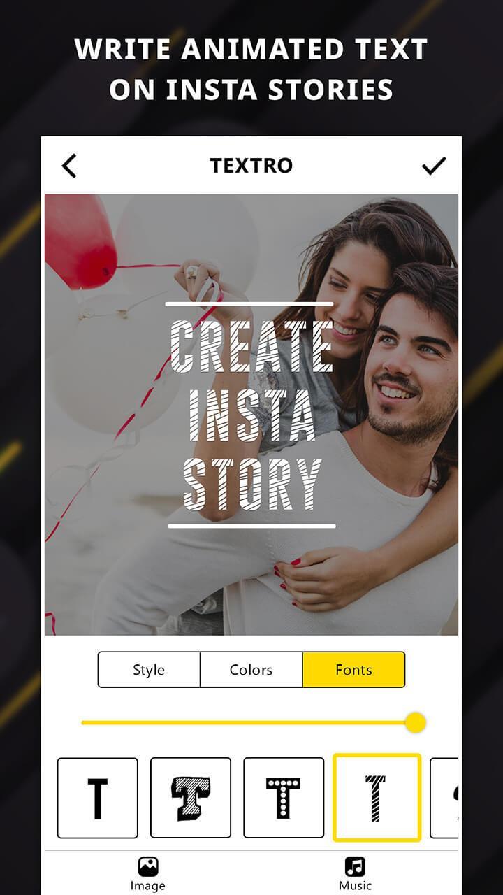 Textro Animated Text Video MOD APK 1 5 Pro Unlocked 