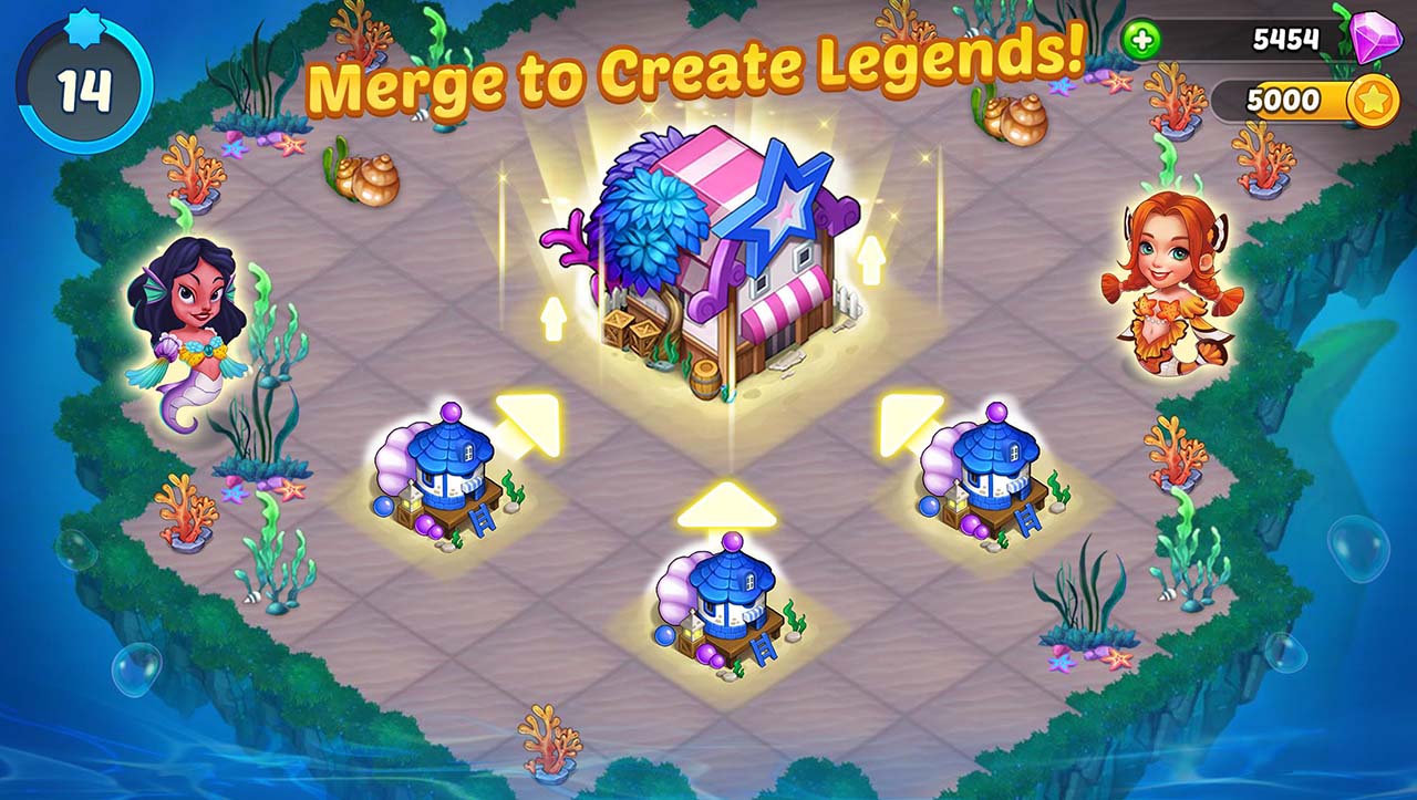 Merge Mermaids MOD APK 2.20.0 (Unlimited Gen) for Android