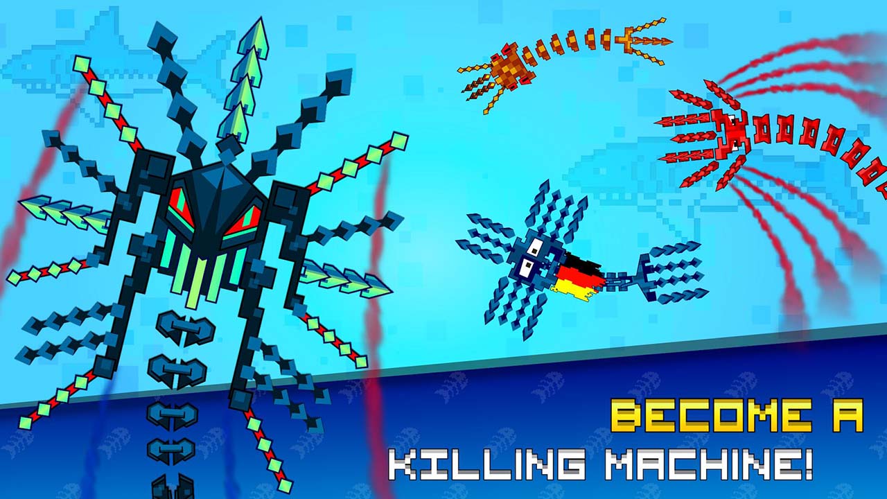 Pixel Sword Fish io MOD APK 2.05 (Unlimited Coins) for Android