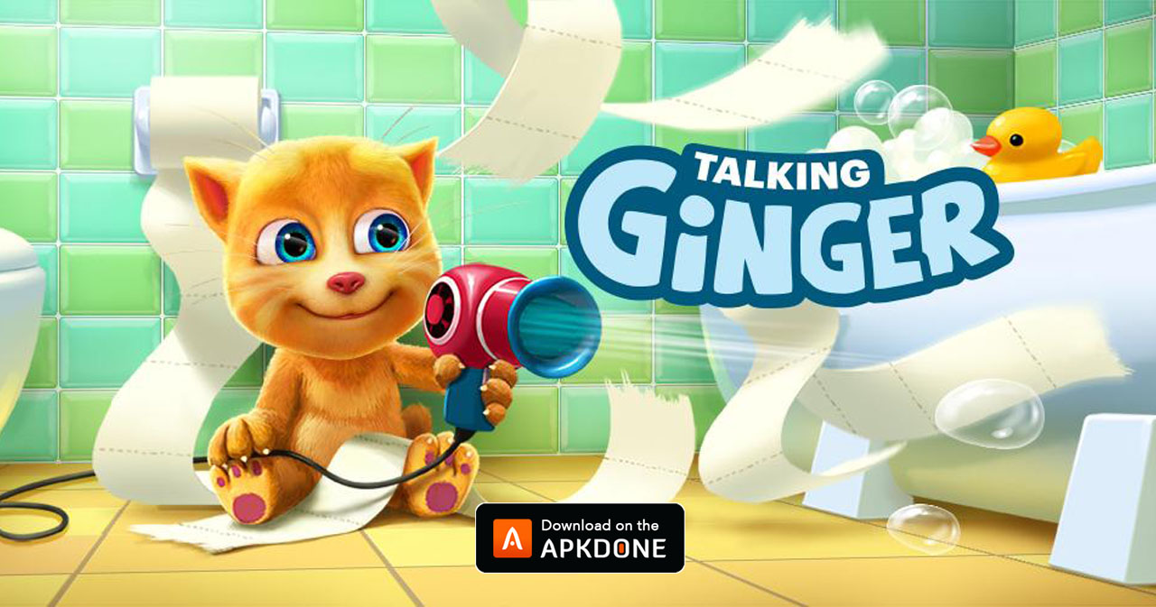 Talking Ginger MOD APK 3.1.1.222 Download (Unlocked) free for Android