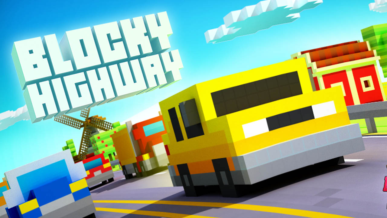 Blocky Highway MOD APK 1.2.4 (Unlimited Money) for Android