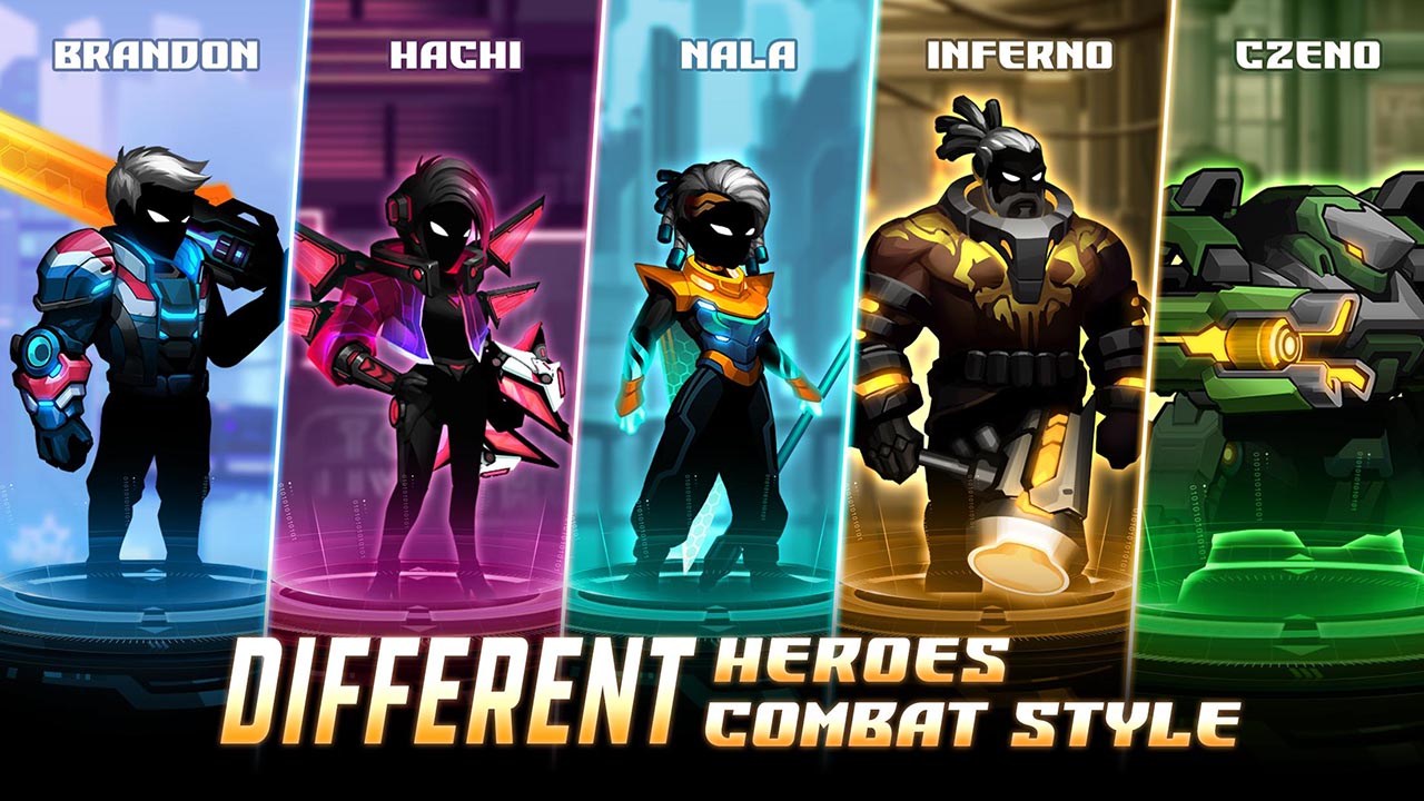 Cyber Fighters MOD APK 1.11.68 (Free shopping) for Android