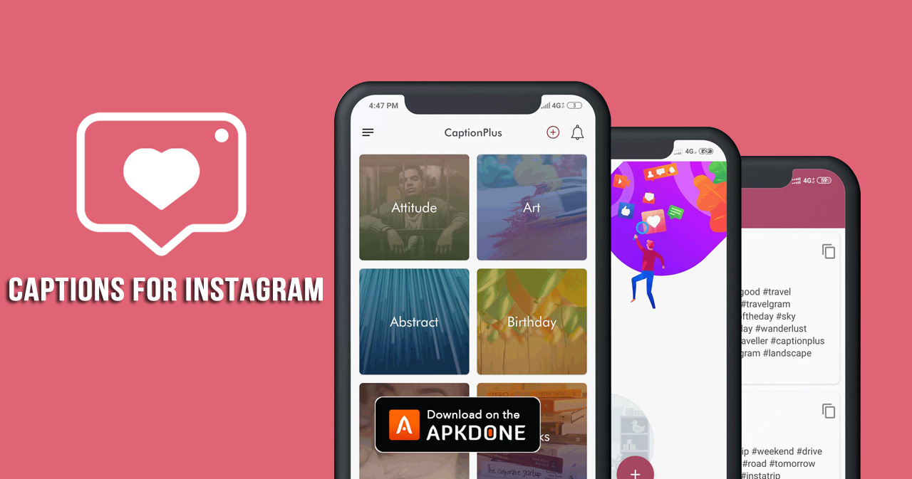 Captions for Instagram MOD APK 4.5.0 Download (Premium) free for Android