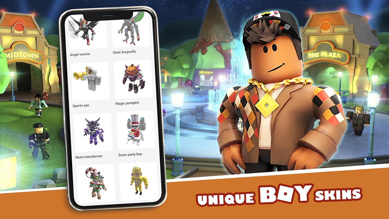 Master skins for Roblox MOD APK 2.6 Download (Unlimited Money) for Android