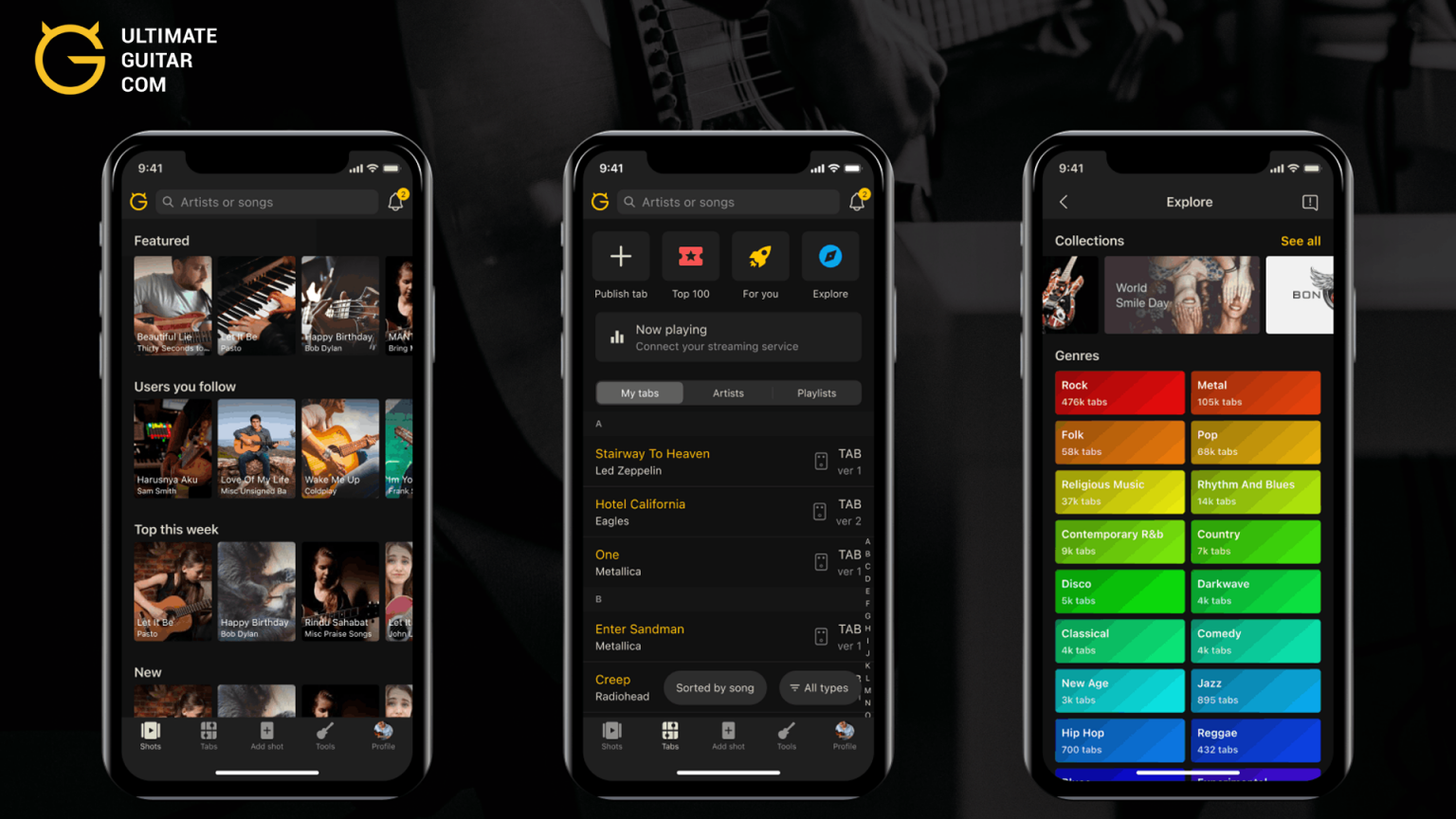 Ultimate Guitar MOD APK 6.13.11 (Pro Unlocked) for Android