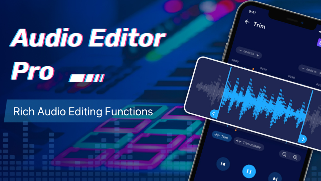 Audio & Music Editor MOD APK 1.01.37.0628 (Pro Unlocked) for Android