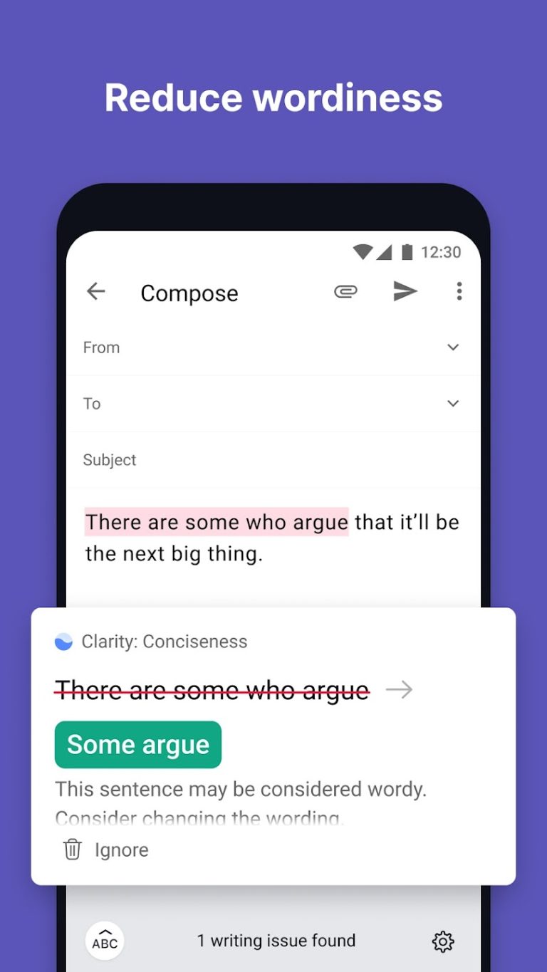 Grammarly MOD APK 2.28.27260 (Premium Unlocked) for Android