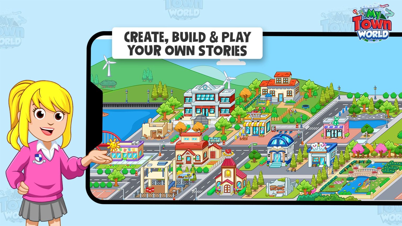My Town World MOD APK 1.0.25 (Unlocked All) for Android