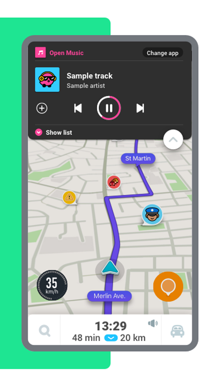 Waze Navigation & Live Traffic MOD APK 4.93.5.5 (Optimized) for Android