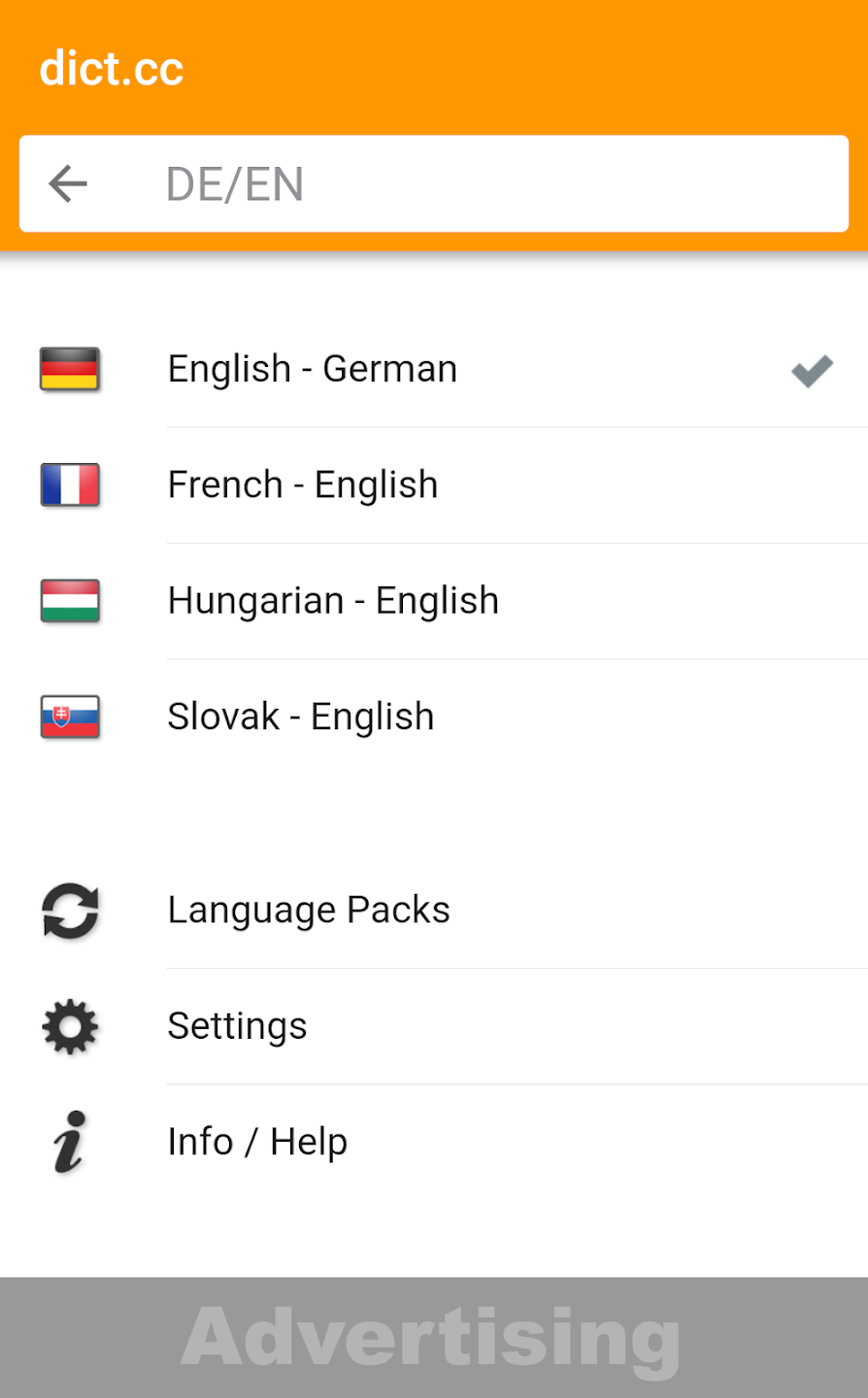 dict.cc dictionary APK 11.0.5 for Android